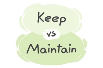 What is the difference between 'keep' and 'maintain'? | LanGeek