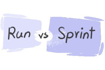 What is the difference between 'run' and 'sprint'? | LanGeek