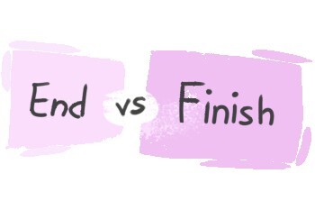 What is the difference between 'end' and 'finish'? | LanGeek