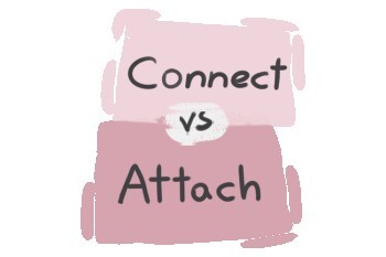 What is the difference between 'connect' and 'attach'? | LanGeek