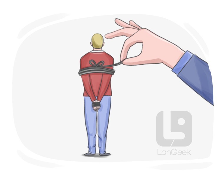 Definition & Meaning of "Have by the short hairs" | LanGeek