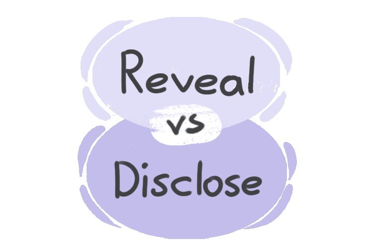 What is the difference between 'reveal' and 'disclose'? | LanGeek