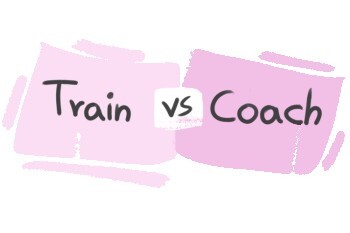 What is the difference between 'train' and 'coach'? | LanGeek
