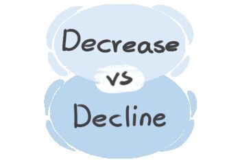What is the difference between 'decrease' and 'decline'? | LanGeek