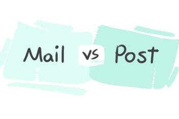 What is the difference between 'mail' and 'post'? | LanGeek