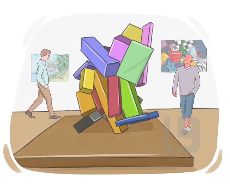 Definition & Meaning of "Installation art" | LanGeek