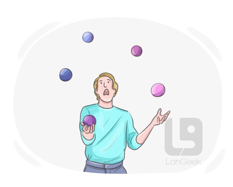 Definition & Meaning of "Juggle" | LanGeek