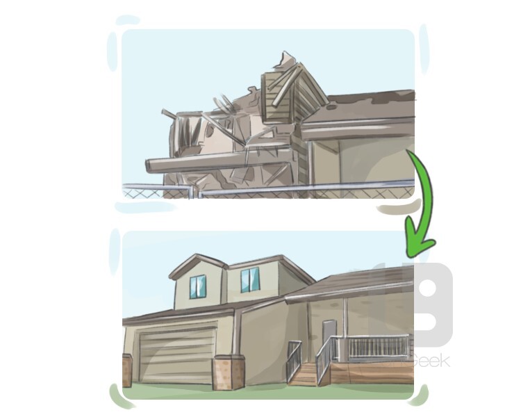 Definition & Meaning of "Reconstruct" | LanGeek