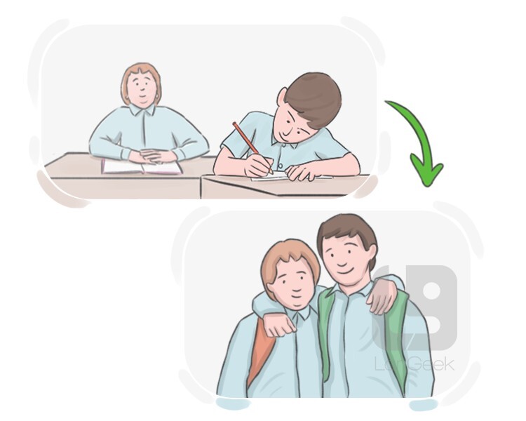 Definition & Meaning of "Befriend" | LanGeek