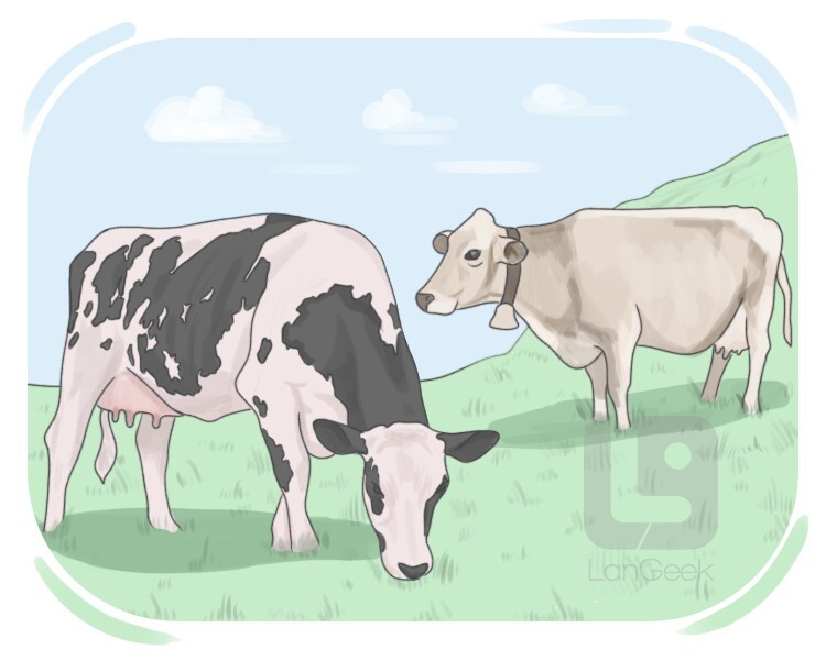 Definition & Meaning of "Cow" | LanGeek
