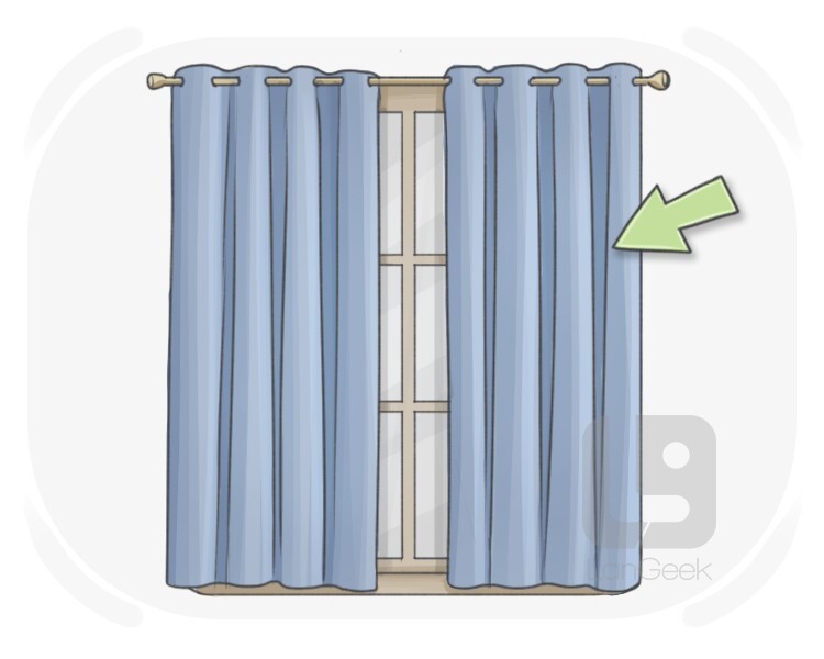 Definition & Meaning of "Curtain" | LanGeek