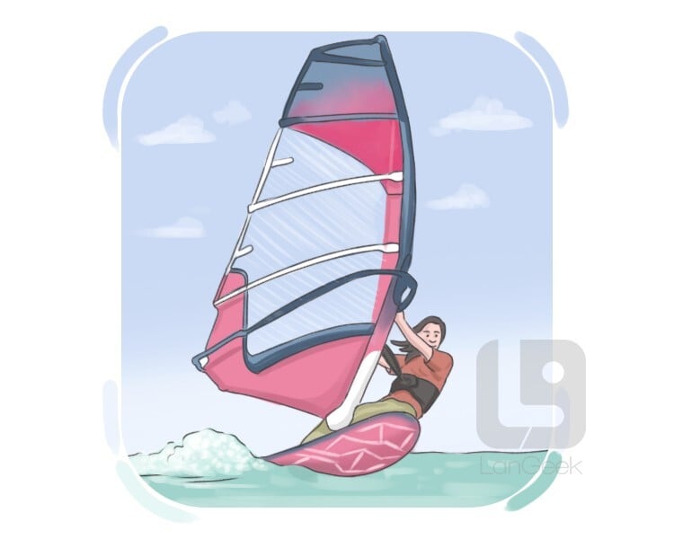Definition & Meaning of "Windsurfing" | LanGeek