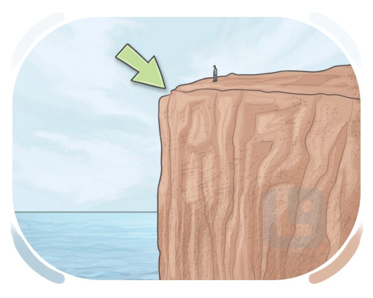 Definition & Meaning of "Cliff" | LanGeek