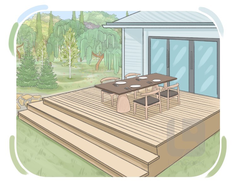 Definition & Meaning of "Patio" | LanGeek