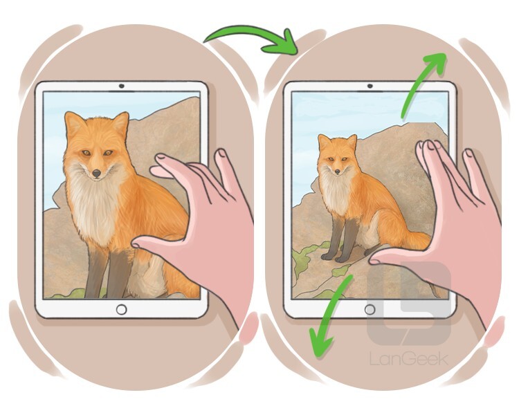 Definition & Meaning of "Zoom out" | Picture Dictionary